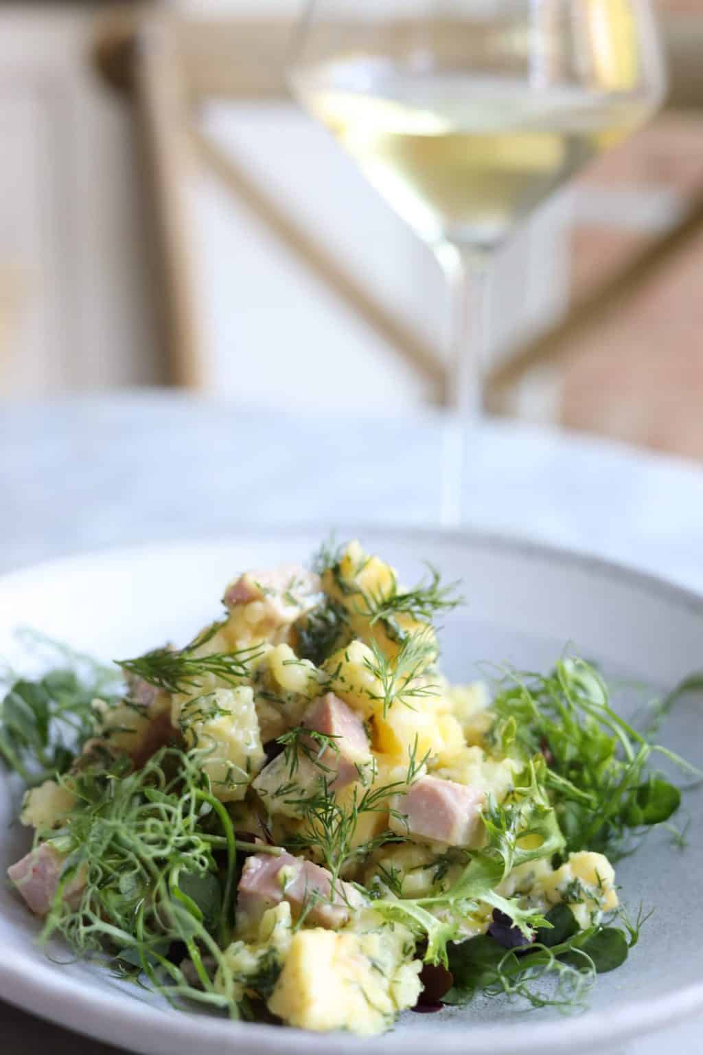 La Salade Parisienne - the best French Potato Salad - Le Chef's Wife